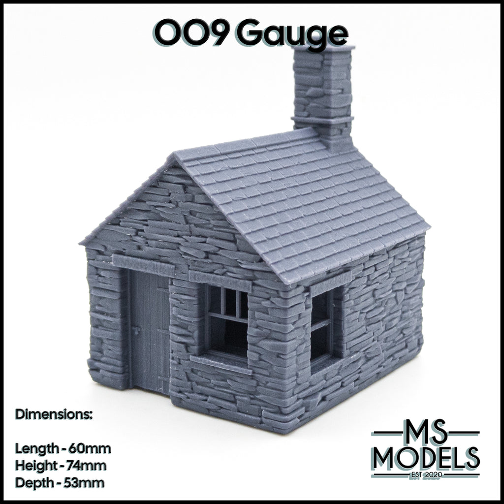 Brakesman's hut for narrow gauge OO9 O16.5 model railway layout – MS Models