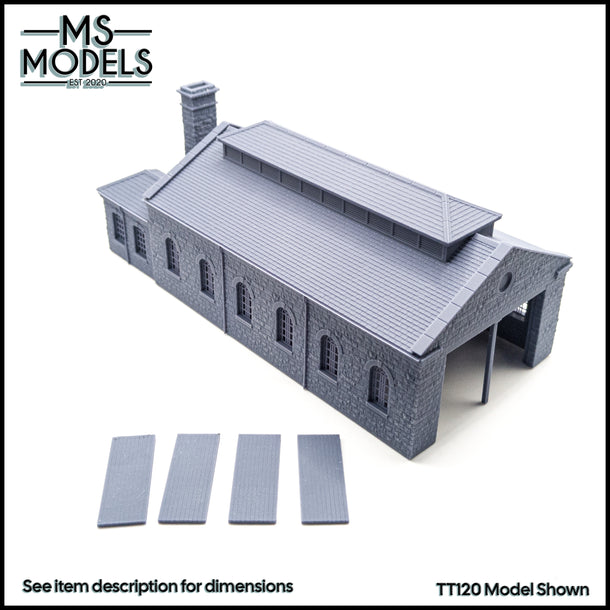 Midland/LMS Style Two-Road Stone Engine Shed – MS Models