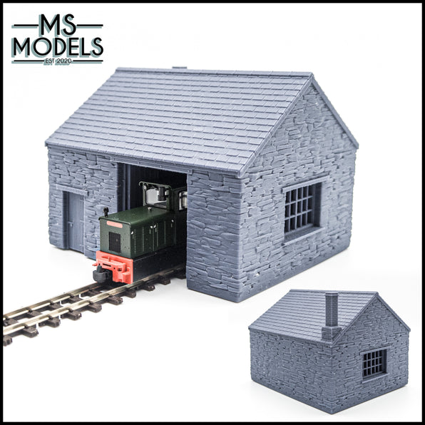 MS Models - N, TT120 TT:120 OO OO9 O O16.5 NG7 Model Railway Buildings