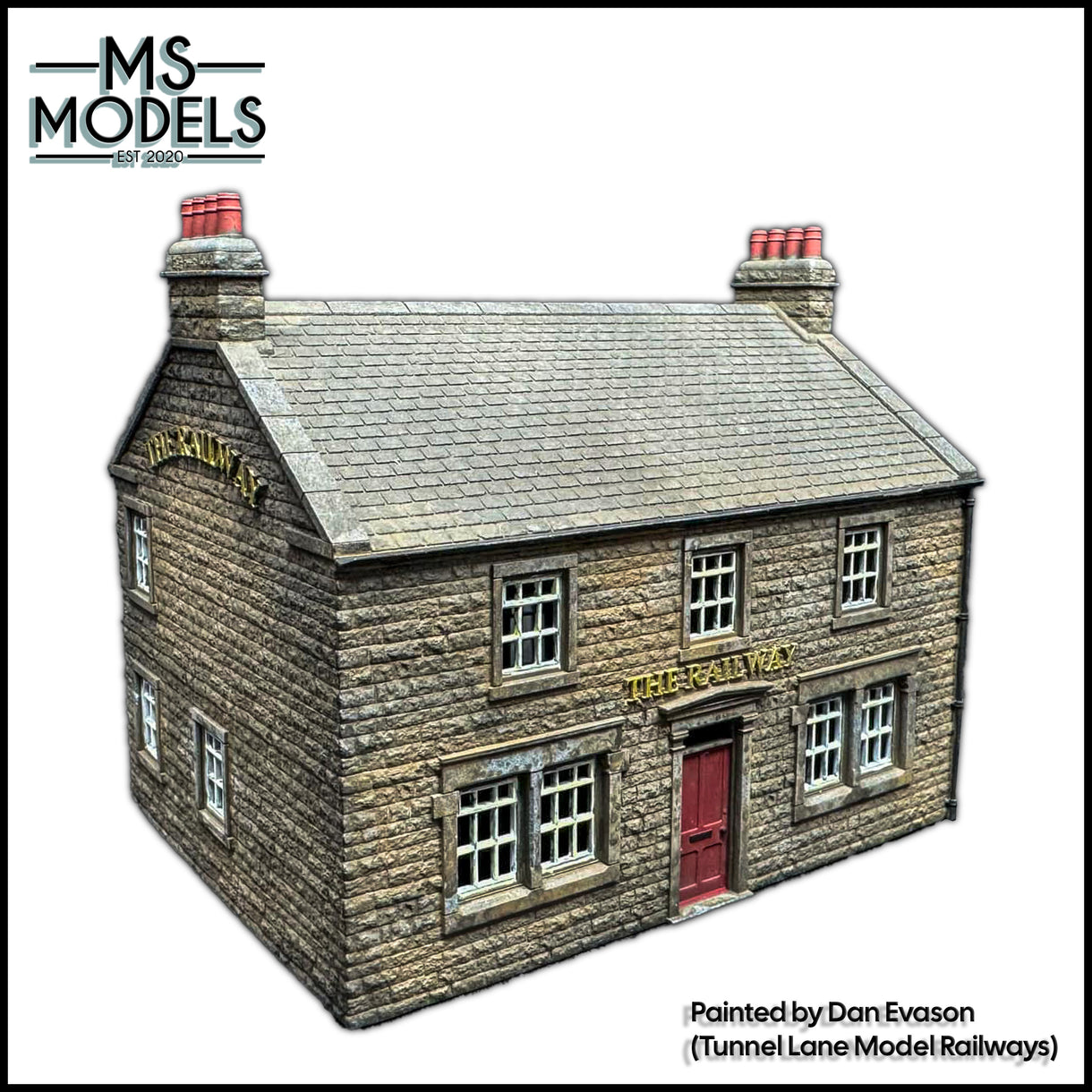 The Railway Inn Pub TT:120 TT120 Scenery Building N, OO, O Gauge – MS ...