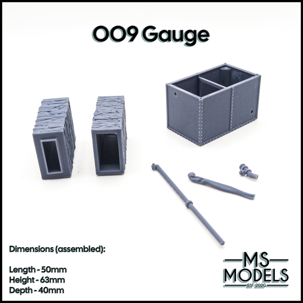 Slate Built Narrow Gauge Water Tower – MS Models