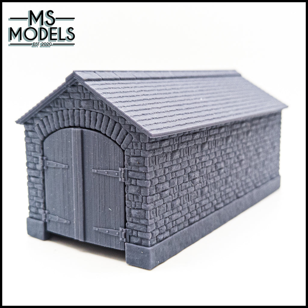 Narrow Gauge Stone Built Engine Shed – MS Models