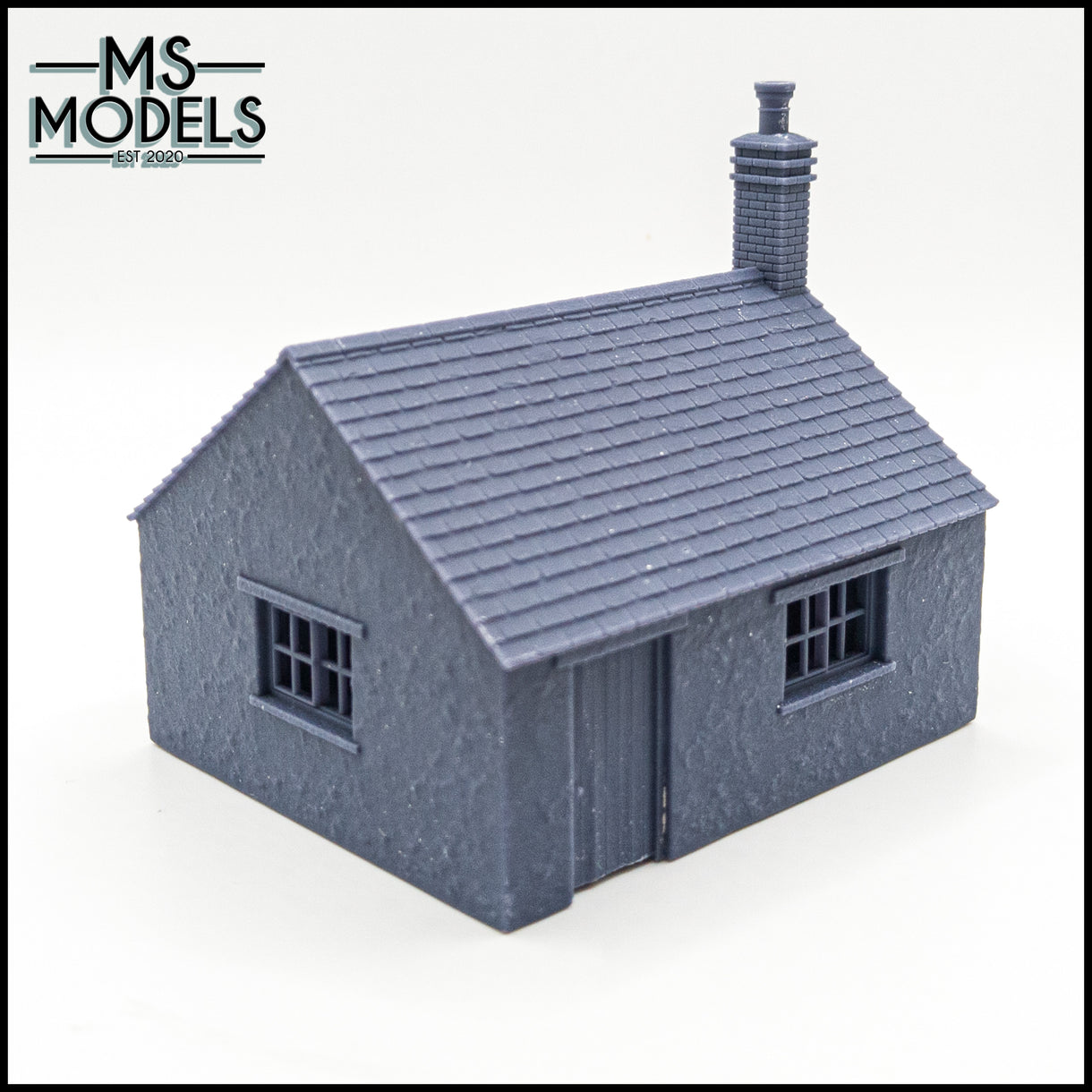Narrow Gauge Office Building OO9 5.5mm O16.5 concrete built for yards ...