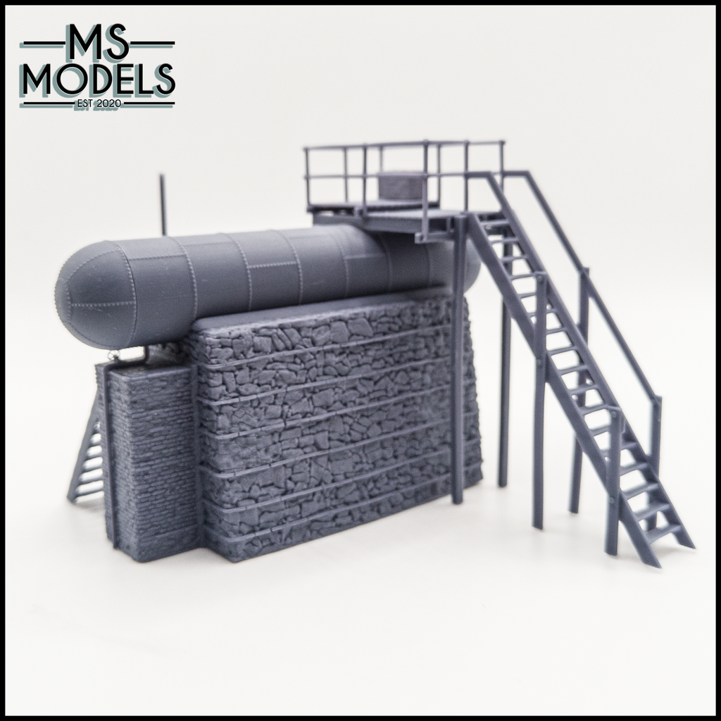 Egg-Ended Boiler Based Water Tower – MS Models